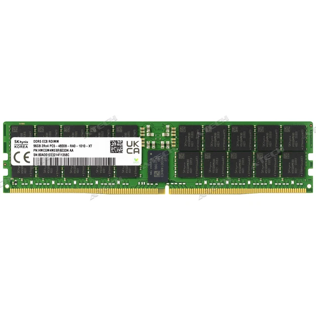 HYNIX 96GB 2RX4 DDR5 4800 MHz EC8 RDIMM PC5-38400 Server Speicher RAM ...