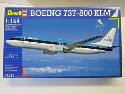 REVELL 1:144 SCALE KLM Boeing 737-800 Model Kit # 04245 - Sealed £39.92 ...