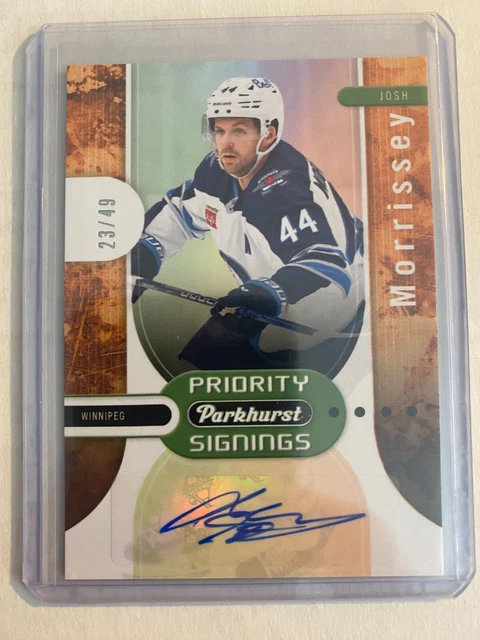 EXPOSITION DE PRINTEMPS 2024 Parkhurst signatures prioritaires Josh ...