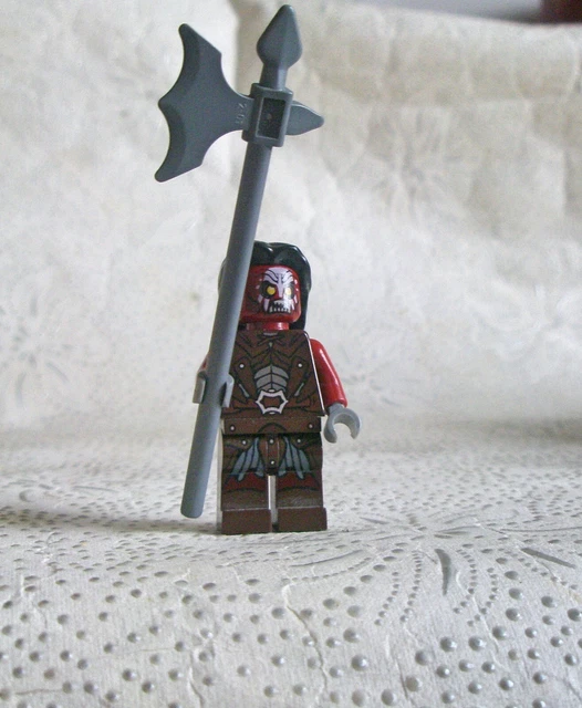 LEGO MINIFIGURE URUK-HAI From L.o.t.r. With Hair & Ballista Double ...