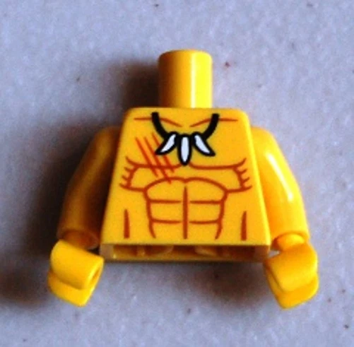 LEGO® BARE CHEST with Muscles Body Torso Minifigure Part 973pb0539c01 ...