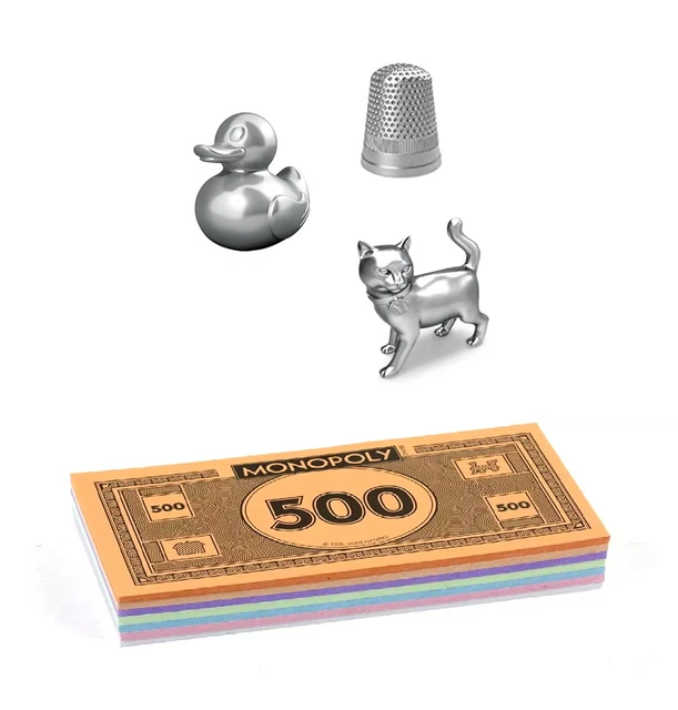 MONOPOLY MONEY AND Tokens x3 2025 Genuine Official Hasbro Cash Spares ...