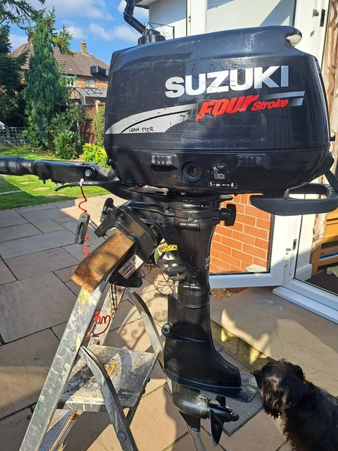 SUZUKI DF6A 6hp Four stroke short shaft outboard engine £700.00 ...