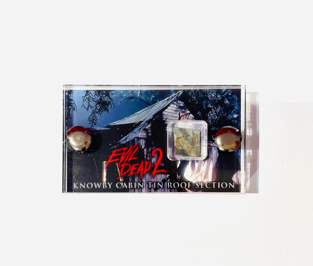 EVIL DEAD 2 Knowby Cabin Tin Roof piece Screen Used Movie Prop Horror ...