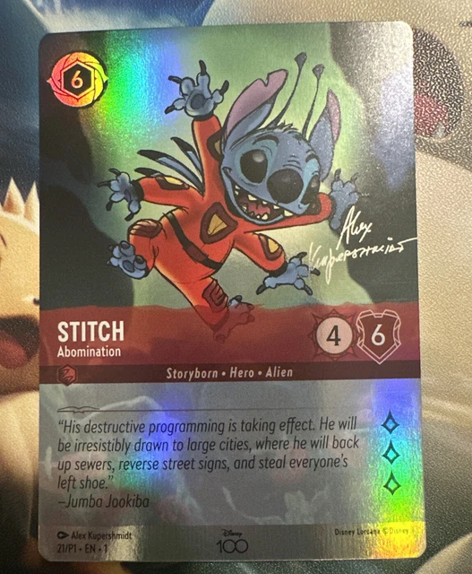 DISNEY LORCANA STITCH 21/P1 Promo Disney 100 Collectors Set EUR 27,51 ...