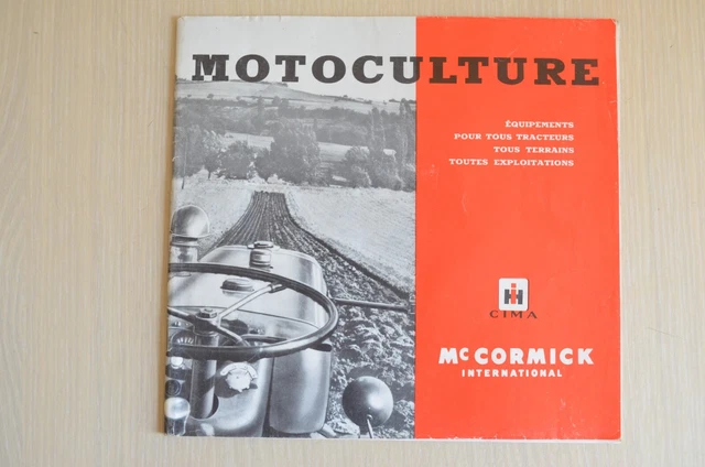 CATALOGUE CIMA - Mc Cormick International - Equipements pour tous tracteurs EUR 10,00 - PicClick FR