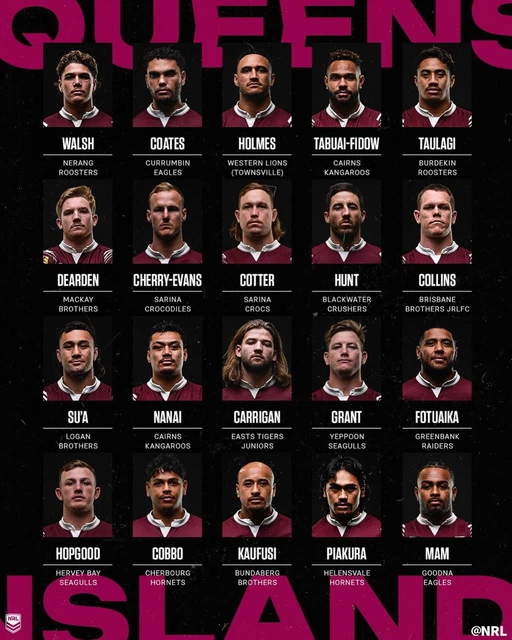 2024 STATE OF Origin Qld Maroons Nrl Rugby Team Poster, Bargain,3 £8.11 - PicClick UK