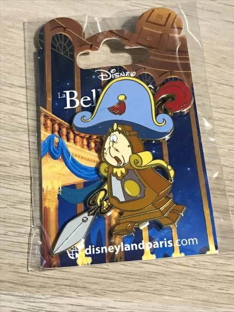 DISNEY BEAUTY AND the Beast Cogsworth Pin DLP Disneyland Paris New ...