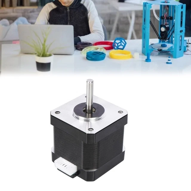 NEMA 17 STEPPER Motor 42 Step Motor Nema 17 Motor Current 1.5A Black 3D ...
