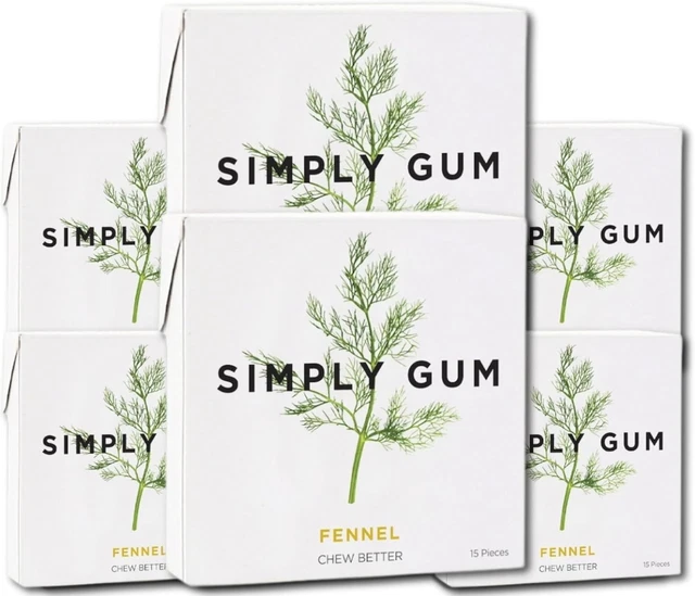 NATURAL TREE-SAP FENNEL Gum | & Non-GMO - Total 90 Handcrafted Pieces ...