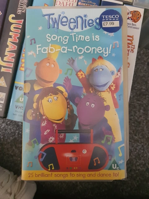 TWEENIES - SONG Time is Fab-a-rooney! - VHS Video Tape (Untested) £10. ...