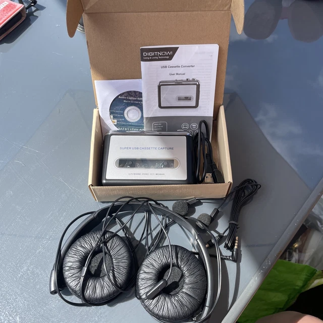 DIGITNOW USB CASSETTE Walkman Player And Sony Headphones. New In Box £ ...