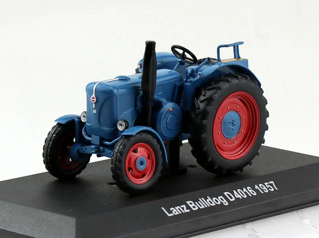 LANZ BULLDOG D4016 1957 blau Traktor 1:43 Hachette/UH Modellauto EUR 15,95 - PicClick DE