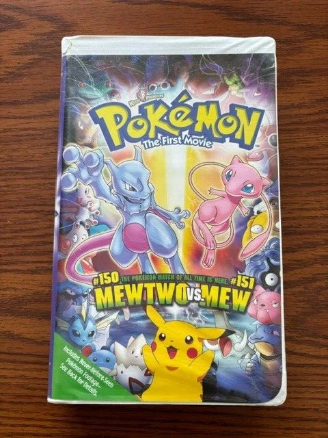 POKEMON THE FIRST Movie: Mewtwo vs. Mew VHS Tape ~ Tested ~ + Six ...