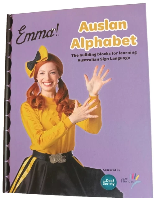 AUSLAN ALPHABET BOOK Emma! The Wiggles, sign language, Deaf Society $11 ...