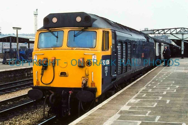 UK RAILWAY PHOTOGRAPH Of Class 50 50006. Rm50-43 £1.70 - PicClick UK