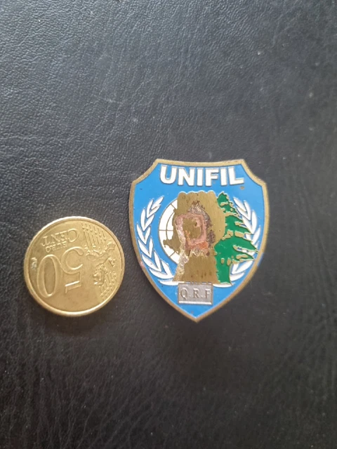 INSIGNE UNIFIL LIBAN QRF matriculé 181 Fabrication artisanale EUR 7,00 ...