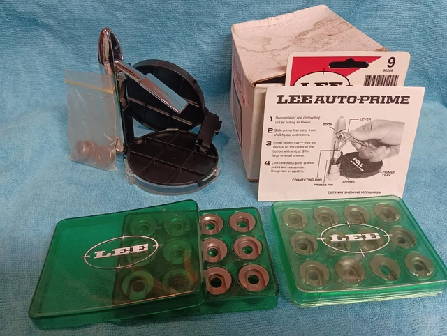 LEE AUTO PRIME - kit primer innescatore Manuale Pistola Carabina Primer ...