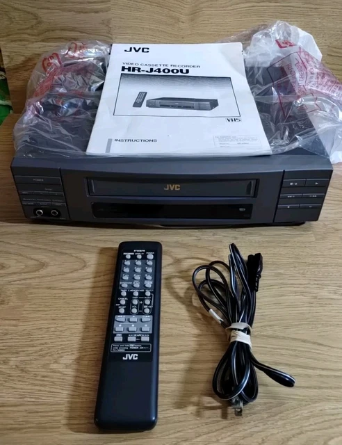 NEW! JVC HR-J400U VHS Video Cassette Recorder Player Complete, No ...