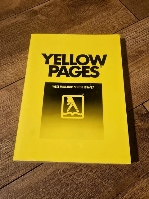 YELLOW PAGES TELEPHONE Directory West Midlands South 1996/97 £18.00 ...