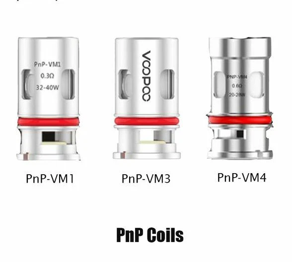 VOOPOO PNP COILS PnP-VM1 | PnP-VM3 |PnP-VM4|PnP-VM5 |PnP VM6 Mesh | RBA| Coils EUR 12,02 ...