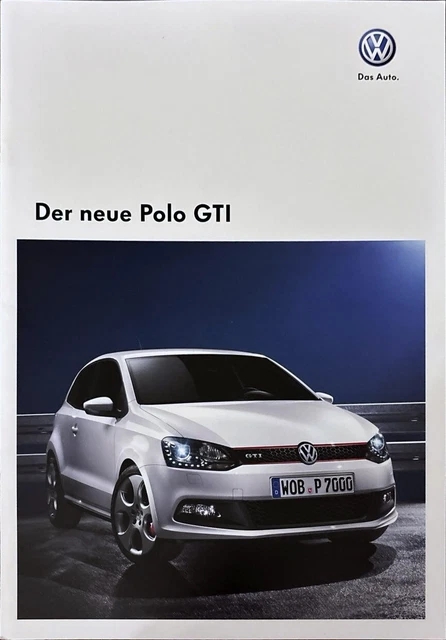 VW POLO GTI Prospekt Brochure Depliant 04/2010 EUR 4,79 - PicClick DE