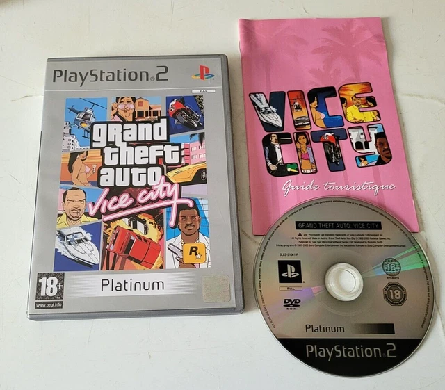 GRAND THEFT AUTO Vice City GTA - PlayStation 2 PS2 - PAL - Complet EUR ...