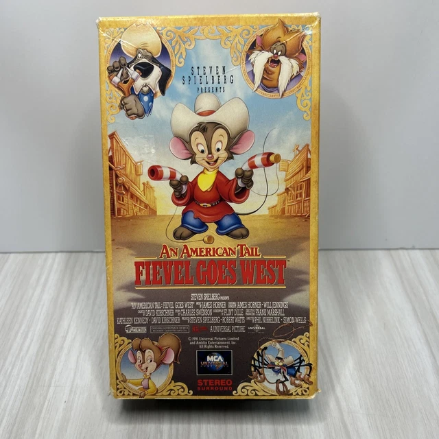 AN AMERICAN TAIL: Fievel Goes West VHS Dom DeLuise, James Stewart £2.20 ...