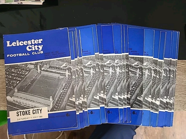 24 X LEICESTER City Home Programmes 1967-1968 League And Cup £10.00 ...