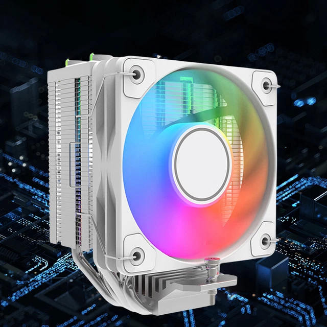 AIR CPU COOLER 4 Heatpipes Radiator 10CM PWM&ARGB for Intel 115X 1700 ...