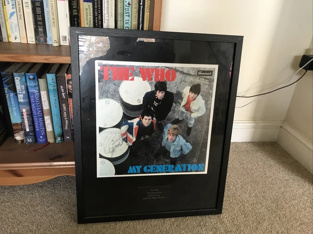 THE WHO MY Generation Album Cover Signed By Roger Daltrey £104.72 ...