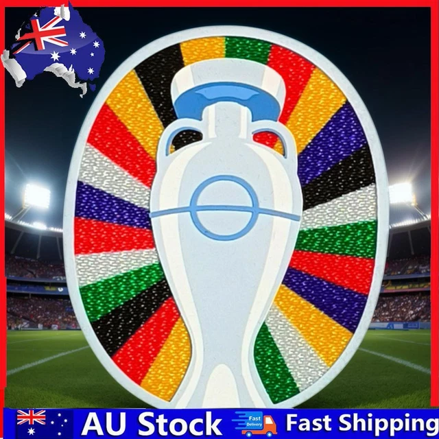 UEFA EURO 2024 Logo Heat Transfer Decals Washable Iron On Patches Long ...