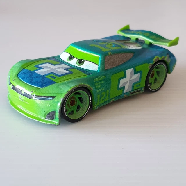 DISNEY PIXAR CARS Clutch Aid Green Loose Diecast Car 1:64 Scale Mattel ...