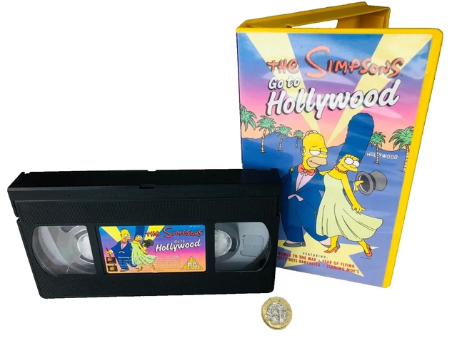 VIDEO TAPE VHS The Simpsons Go To Hollywood NO MOULD See Details ...