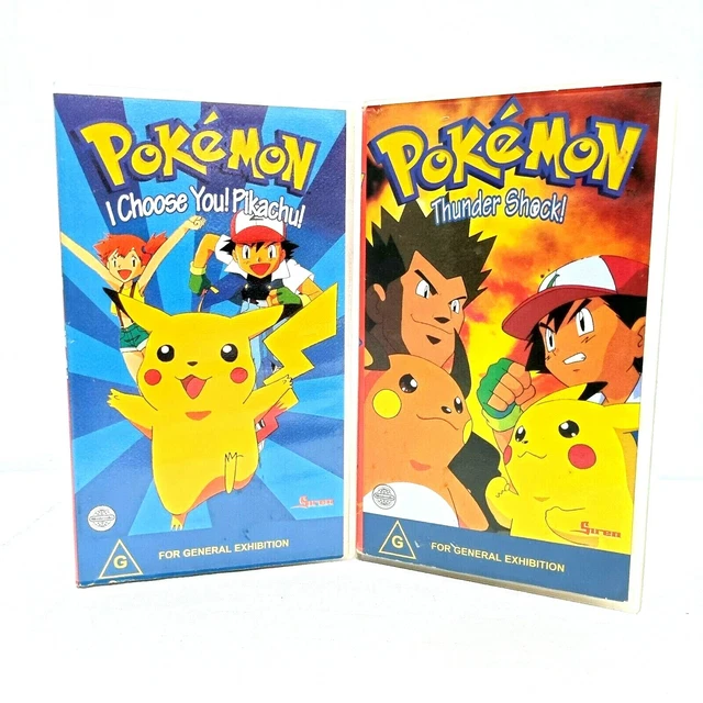 1990 POKEMON ORIGINAL Series VHS Tapes Volume 1 5 PAL SIRON I Choose ...