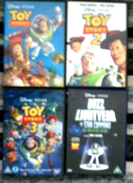 4 TOY STORY 1-2-3 Dvd's++ Buzz Lightyear Dvd £5.00 - PicClick UK