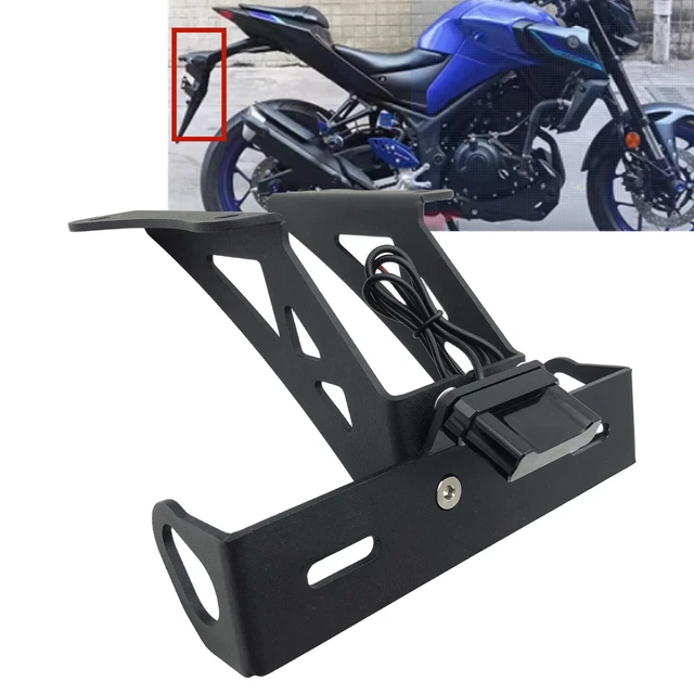 LICENSE PLATE HOLDER Bracket For YAMAHA R3 R25 2019-2022 Black £29.82 ...