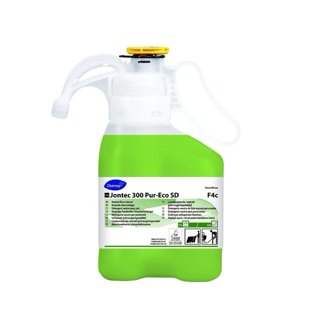 DIVERSEY TASKI JONTEC 300 Pur-Eco Floor Cleaner 1.4 Litre 7517833 £34. ...