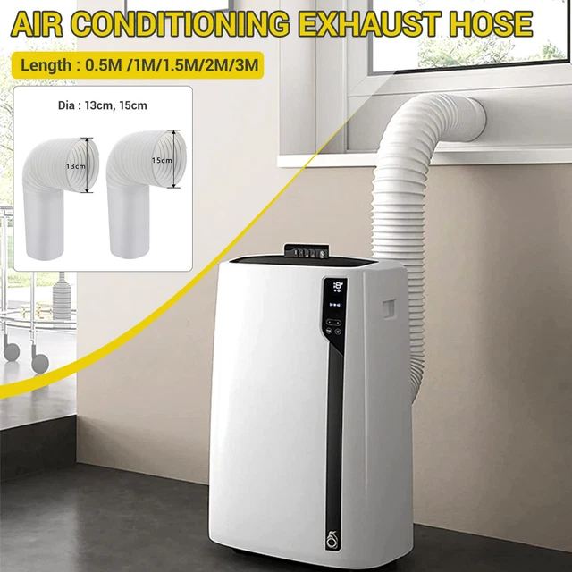 13/15CM PORTABLE AIR Conditioner Hose Pipe Exhaust Hose Tube Vent Duct ...