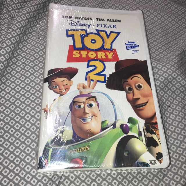 VINTAGE DISNEY PIXAR Animation TOY STORY 2 Clamshell VHS Tape FACTORY ...
