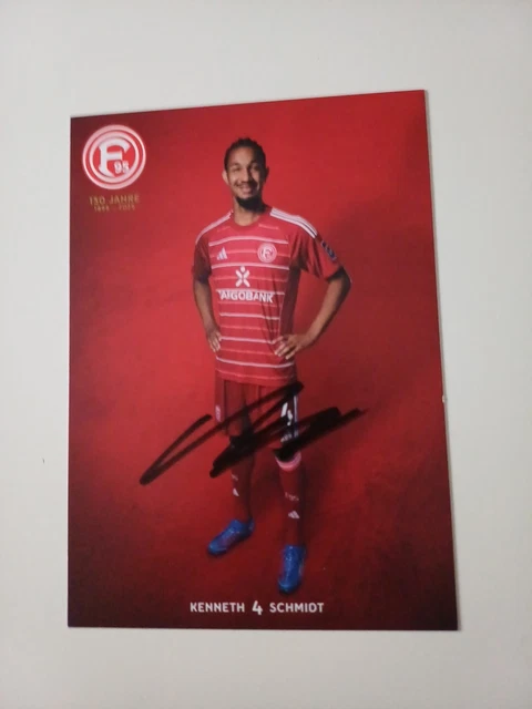 NEU AUTOGRAMMKARTE KENNETH Schmidt Fortuna Düsseldorf 2025/2026 EUR 1 ...