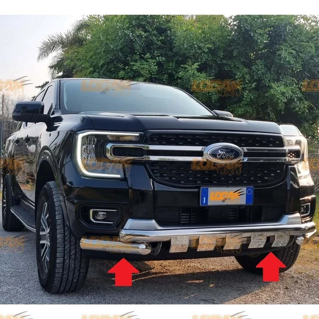 FORD RANGER WILDTRAK Nudge Bull Bar Spoiler Bumper City Guard 2023 ...