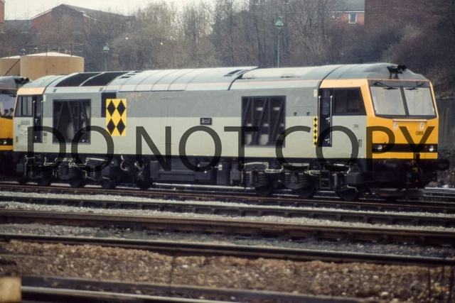 UK DIESEL TRAIN Railway Photograph Of Class 60 60089 Loco. Rm60-446 £1. ...