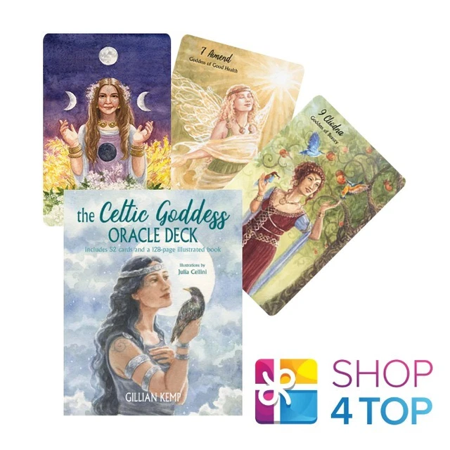CELTIC GODDESS ORACLE Cards Deck Gillian Kemp & Julia Cellini Cico ...