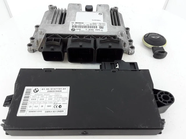 MINI R56 ONE 2008 N12B14A Manual Petrol 1.4L DSC DME CAS ECU KEY KIT ...
