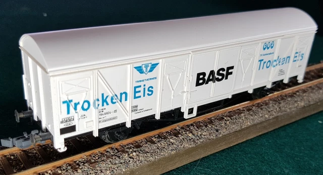 ROCO 46401 - Kühlwagen Gbs-ur 254, DB, BASF Trockeneis, Ep.IV - NEU/OVP ...