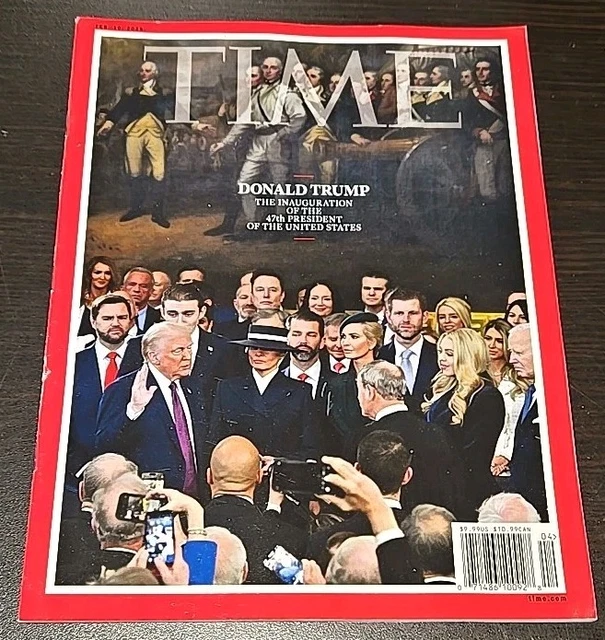 TIME MAGAZINE FEBRUARY 10, 2025 Donald Trump Inauguration $14.20 ...