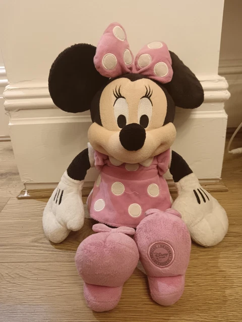 DISNEY STORE EXCLUSIVE Original Authentic Minnie Mouse Pink Plush Doll ...
