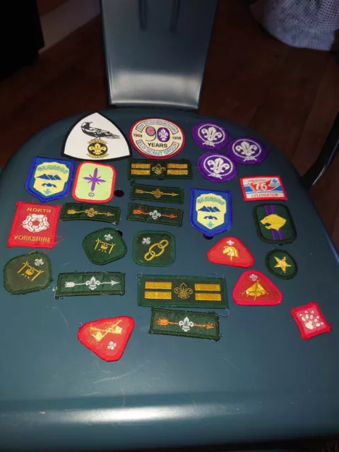 COLLECTION OF VINTAGE scout / boy scouts patches £26.71 - PicClick UK