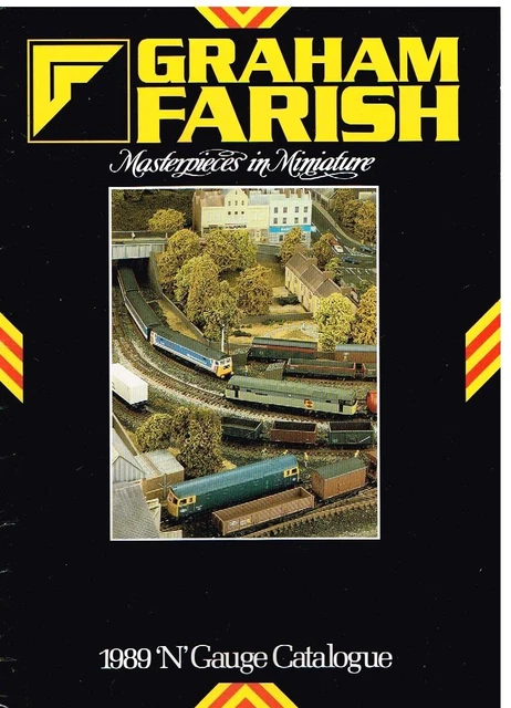 GRAHAM FARISH 1989 N gauge catalogue Intercity Mk 1 3 coaches Deltic ...